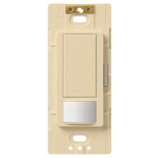 Lutron Occupancy Sensor, PIR, 900 sq ft, Ivory MS-OPS5M-IV | Zoro