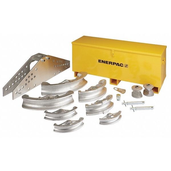 Enerpac Hydraulic Pipe Bender, 9 Shoes, 1-1/4 to 4 in Size Range 8-7/8 ...