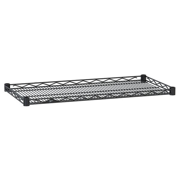 Metro Wire Shelf, Drop Mat, 21x36, Black, Epoxy HDM2136-DBM | Zoro