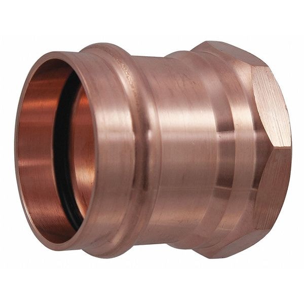 Nibco Strt, Copper, Press-fit 4 in, FNPT 4 in 9027050PC | Zoro