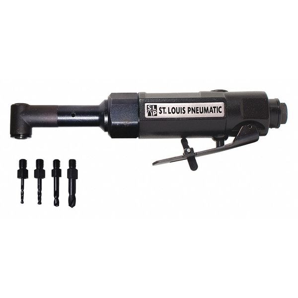 St Louis Pneumatic Right Angle Aircraft Drill Kit, 1/4"-28 SLP-84030K ...