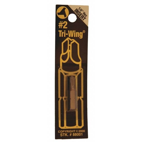 Best Way Tools Tri Wing Security Bit, #2, 1" 88001 | Zoro