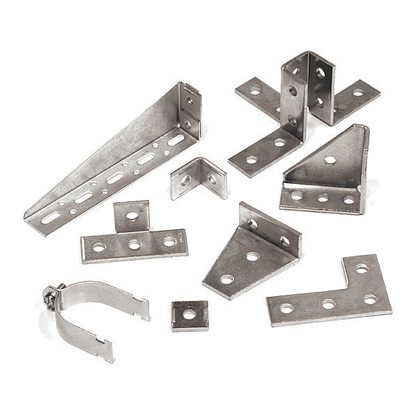 Flex-Strut Gusset Corner, (LH), 6-Hole FS-5527 E/G | Zoro