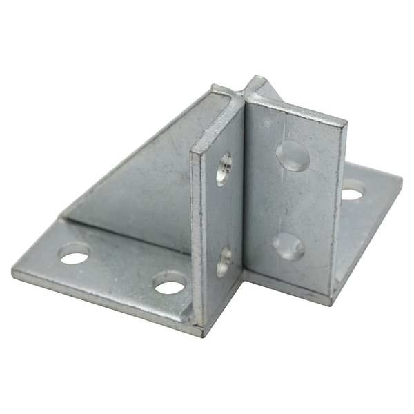 Flex-Strut Corner Gusset Connection,8-Hole,2-Way (FS-5529 E/G) | Zoro