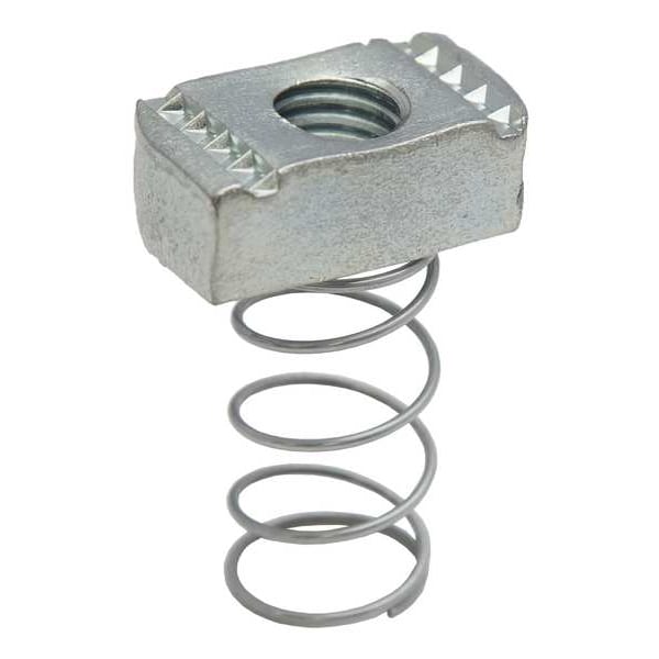 Flex-Strut Channel Nut, Regular Spring, 1/4" FS-1/4RS E/G | Zoro