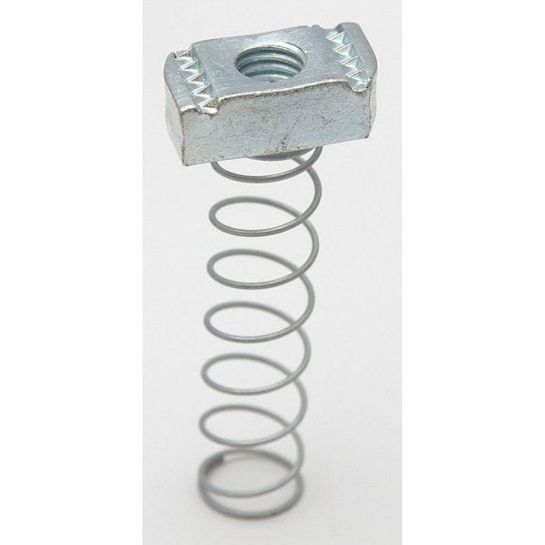 Flex-Strut Channel Nut, Long Spring, 3/8" FS-3/8LS E/G | Zoro