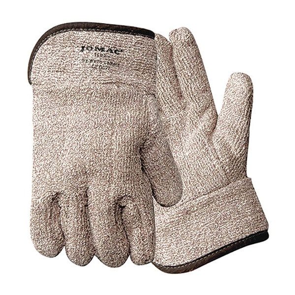 Jomac Terry X Heat Safety Cuff, Brn/Wht Xl 644HRL | Zoro