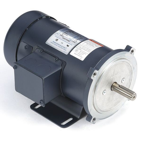 Marathon Motors DC Motor, 1/2HP, 1750rpm, 11-7/8 in, 56C, 90V ...