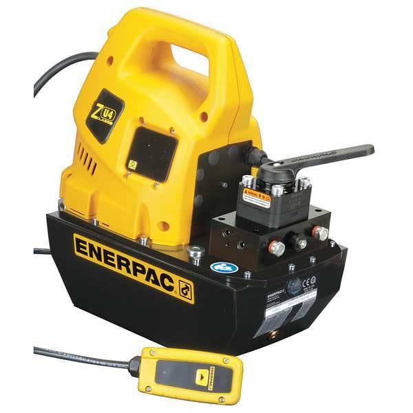 Enerpac Hydraulic Pump, Electric, 1.7 hp, Universal Motor, 10,000 psi ...