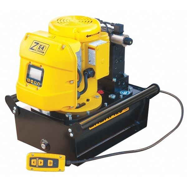 Enerpac Hydraulic Pump, Electric, 1.5 hp, Induction Motor, 10,000 psi ...