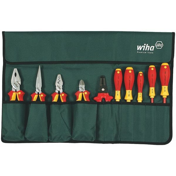 Wiha Insulated Tool Set, 10 pc. 32868 | Zoro