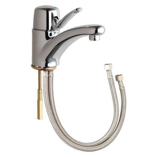 Chicago Faucet Manual Low Arc Bathroom Faucet, Single Hole Mount ...