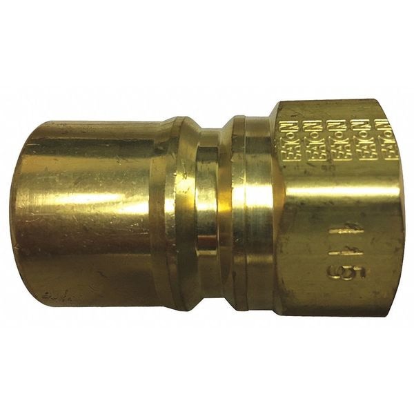Hansen Plug, Brass Body, Push-to-Connect Lock, 1/2"-14 Thread Size, HK ...
