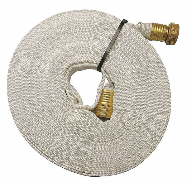 Eagle Layflat Garden Hose, 5/8"x50 ft., White 017-0105-0050 | Zoro