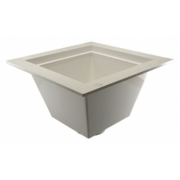 Jones Stephens Floor Sink Floor Sink, 3" Pipe Dia., PVC S59003 | Zoro