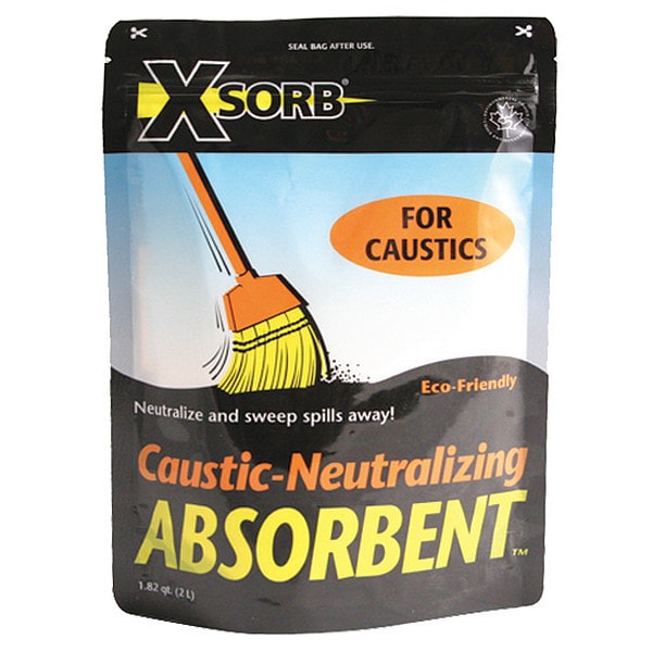 Xsorb Neutralizer Bag, Caustic, 2L, PK6 XB111B-6 | Zoro