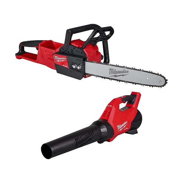 Milwaukee Tool M18 FUEL 16" Chainsaw + M18 FUEL Blower 2727-20, 3017-20 ...