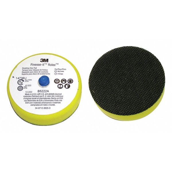 3M Finesse-it Roloc Finishing Disc Pad 1473, PK12 14736 | Zoro