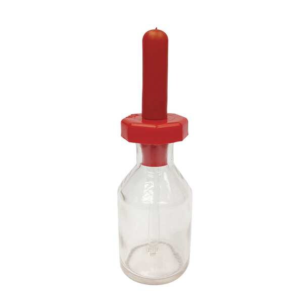 Lab Safety Supply Dropper Bottle, 1 oz., Clear, Round, PK12 28CP27 | Zoro