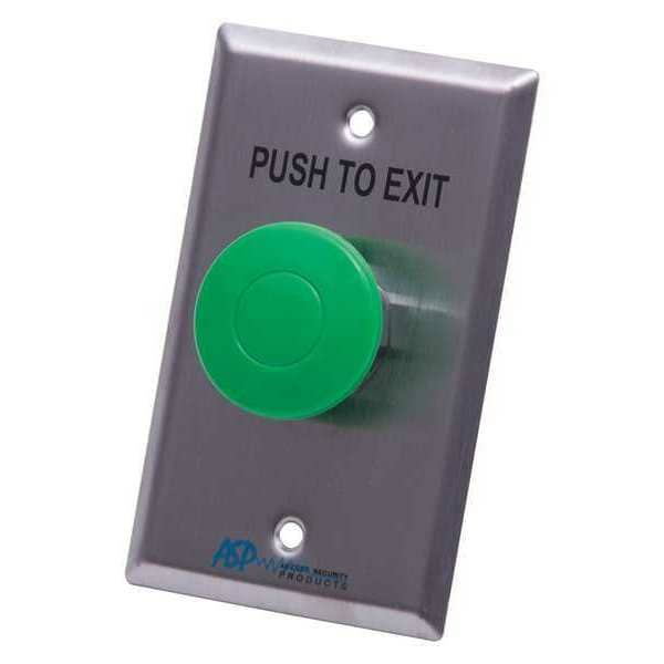 Alarm Controls Adjust Delay Push Button Pnu Green ASP-14 | Zoro
