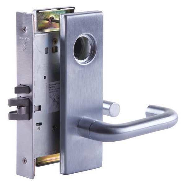 Schlage Schlage Mortise Storeroom Lockset, Lever, Storeroom L9080L 03N ...