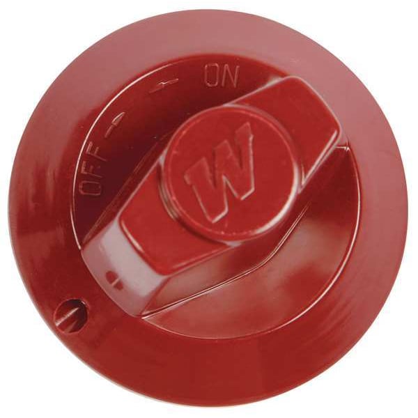 Vulcan Hart Knob, Control Red-W/Set Scr. 00-719255-00012 | Zoro