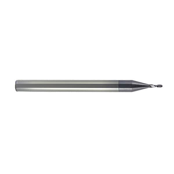 Melin Tool Co Carbide Micro End Mill, Ball, 0.115x0.345", Number of ...