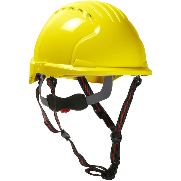 Pip Safety Helmet, JSP, HDPE, 6 Point Ratchet, Type 1, Class E, Hi-Vis ...