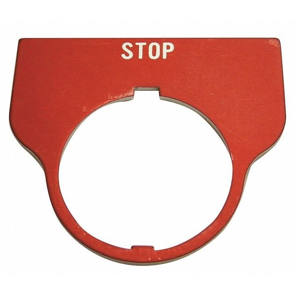 Rees Standard Legend Plate, Stop 09016003 | Zoro