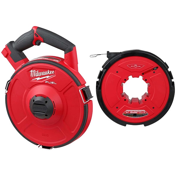 Milwaukee Tool M18 FUEL ANGLER 120' x 1/8" Steel Pulling Fish Tape ...