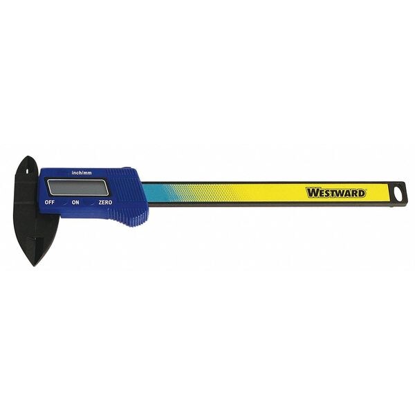 Westward Digital Caliper, Standard, 0 to 6 In 29AD33 | Zoro