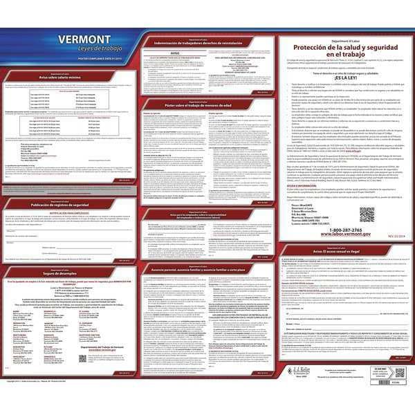 Jj Keller Labor Law Poster, State Labor Law, VT 200-VT | Zoro