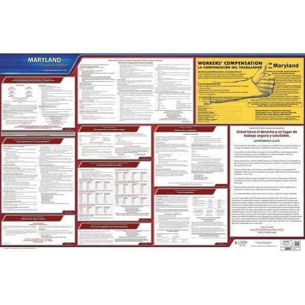 Jj Keller Labor Law Poster, Spanish, MD, Plastic 200-MD | Zoro