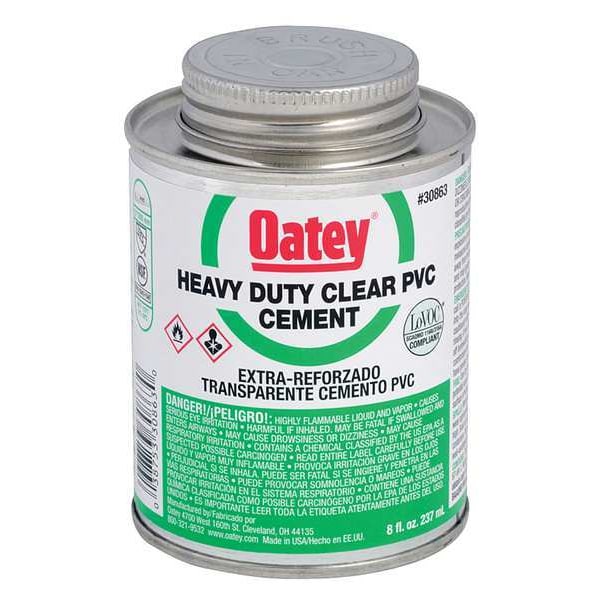 Oatey Cement, Low VOC, 8 oz., Clear 30863 | Zoro