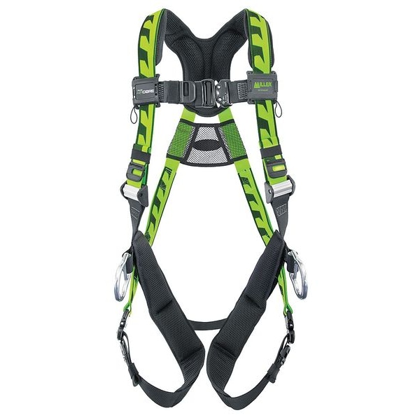 Miller AirCore(TM) Full Body Harness, L/XL, 400 lb., Quick-Connect ...