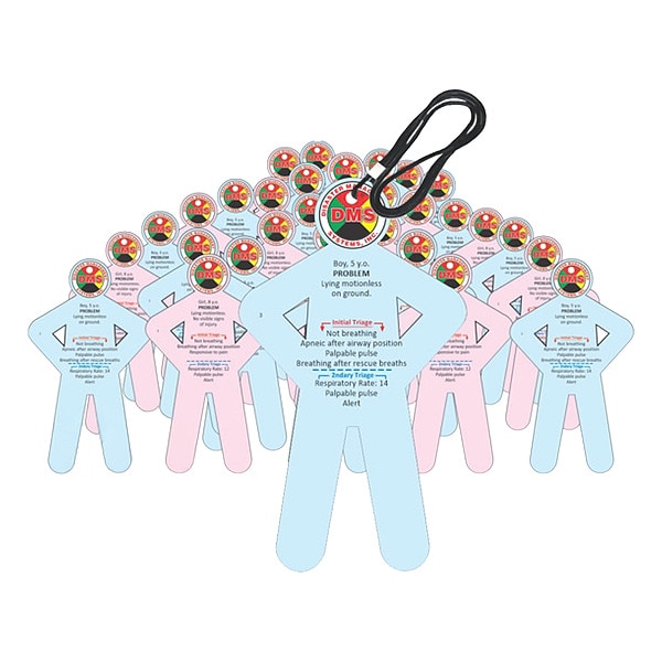 Disaster Management Systems Pediatric Patient Victim Cards, PK32 DMS ...