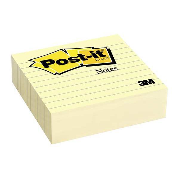 Post-It Sticky Notes, 4x4 In., Yellow, PK2 675-YL-2PK | Zoro