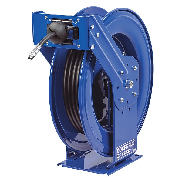 Coxreels Spring Return Hose Reel, 1/4 in Hose Diameter, 100 ft Length ...