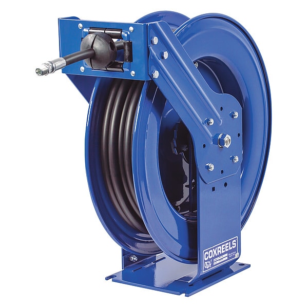 Coxreels Spring Return Hose Reel, 1/2 in Hose Diameter, 75 ft Length ...