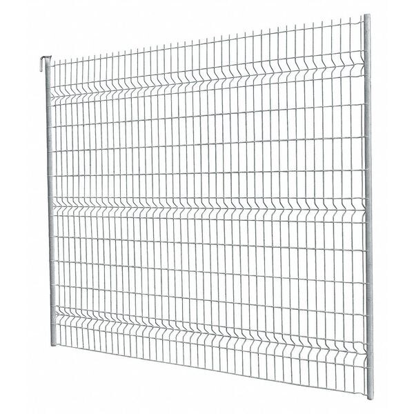 Metaltech Wire Partition Panel, Galvanized Metal CT-TFP7296S | Zoro
