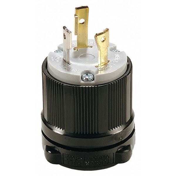 Power First 30A Locking Plug 2P 3W 125VAC L5-30P BK/GY 29TK33 | Zoro