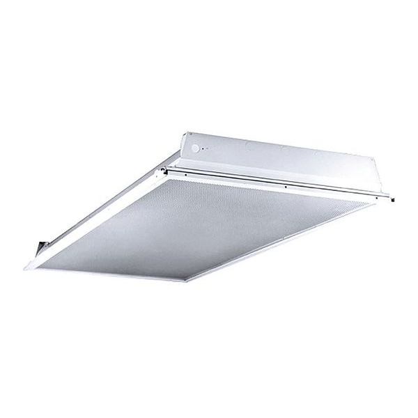 Columbia Lighting Troffer Recessed, 2L, 120-277V, T8, Lens 4PS24-232G ...