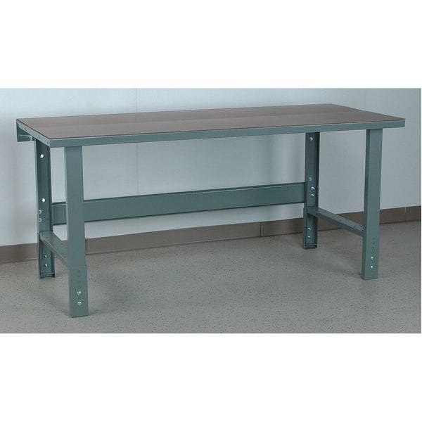 Stackbin Bolted Workbenches, 72" W, Adjustable Height, 3500 lb. HS7230 ...