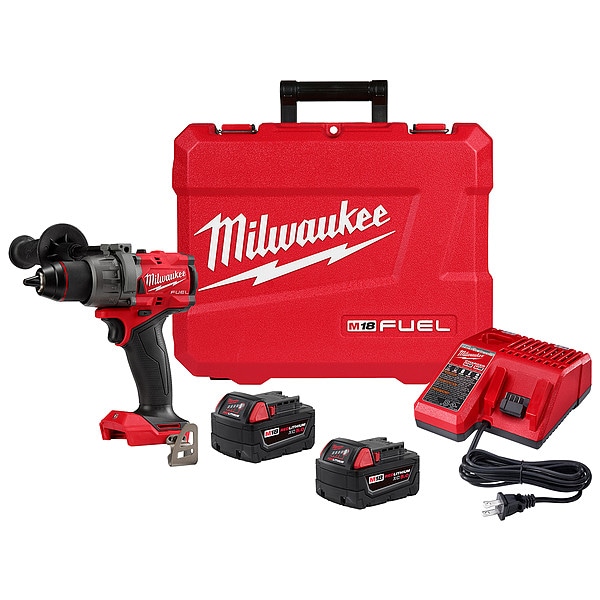 Milwaukee Tool M18 FUEL 1/2" Hammer Drill/Driver Kit + SHOCKWAVE Impact ...