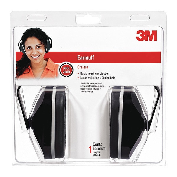 3M Basic Earmuff, 90540-6C, PK6 90540-6C | Zoro