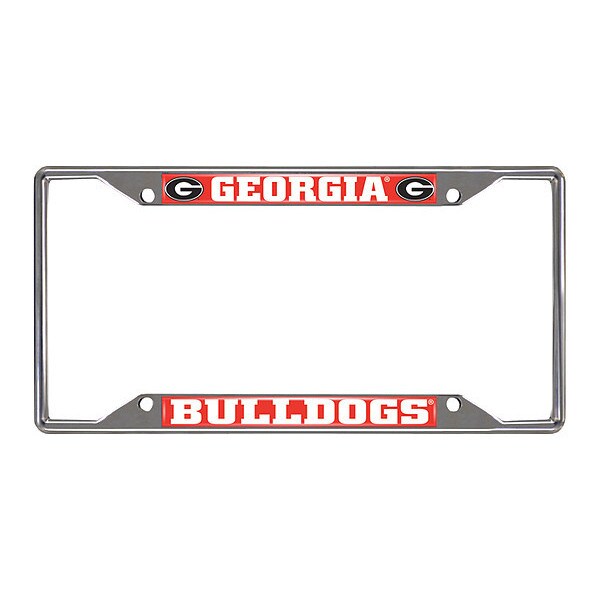 Fanmats Georgia License Plate Frame, 6.25"x12.25" 14814 | Zoro
