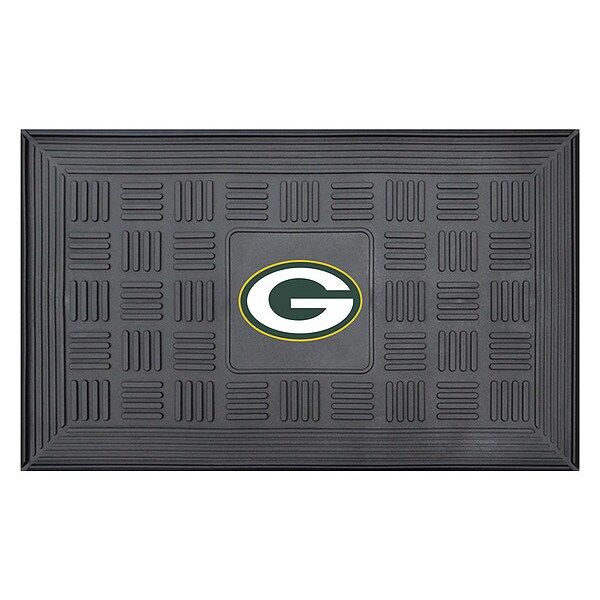Fanmats Green Bay Packers Door Mat, 19.5"x31.25" 11444 | Zoro