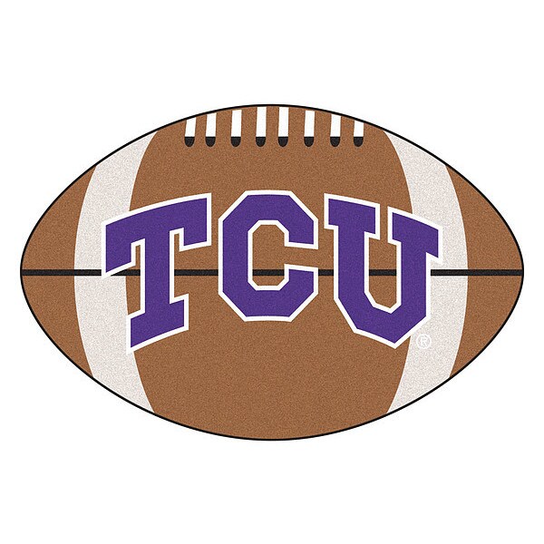Fanmats TCU Football Rug, 20.5"x32.5" 2712 | Zoro