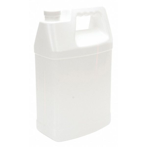 Zoro Select Rectangular Plastic Jug, 1 Gal, Wh, w/Cap JUG-W-1 | Zoro