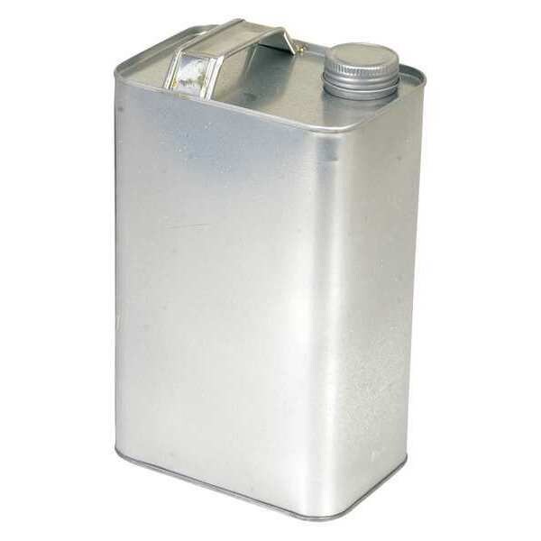 Zoro Select Rectangular Steel Jug, 64 Oz, With Cap JUG-S-64 | Zoro